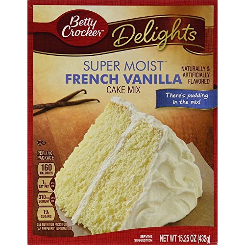 Betty Crocker Delights Super Moist French Vanilla Cake Mix ...