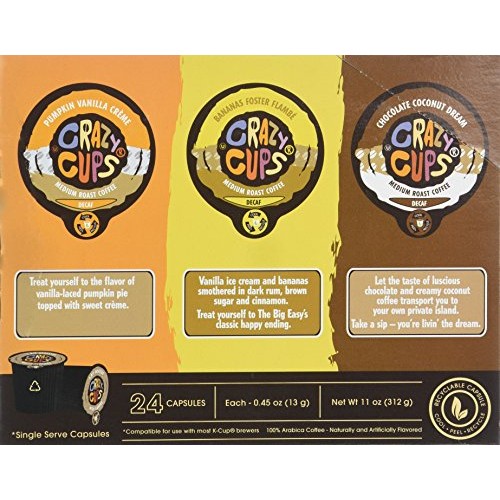 Flavored Decaf Coffee Pods, Flavor Lovers Decaffeinated Coffee ...