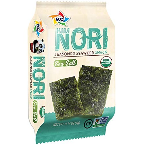 Organic Kimnori Seasoned Roasted Seaweed Snacks - 4g X 24 ...