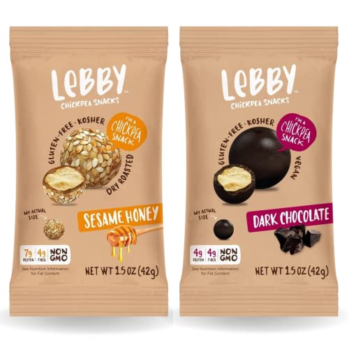 LEBBY SNACKS Healthy Sweet Snack Variety 2-Pack. Dry Roasted ...
