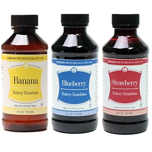 LorAnn Oils Gourmet Bakery Emulsion Banana, Blueberry, and ...