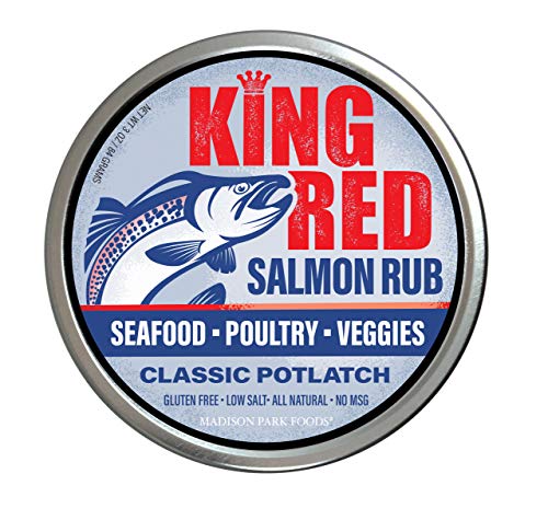 King Red Potlatch Salmon Rub - Gourmet Seafood Seasoning ...
