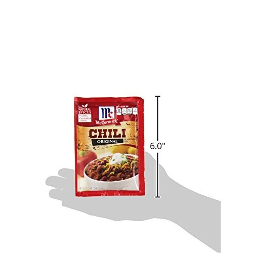 McCormick Chili Seasoning Mix, 1.25 Ounce Pack of 12