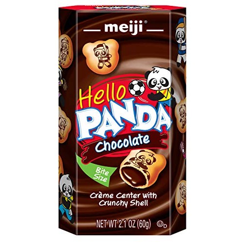 Meiji Hello Panda Cookies, Chocolate Crème Filled - 2.1 ...