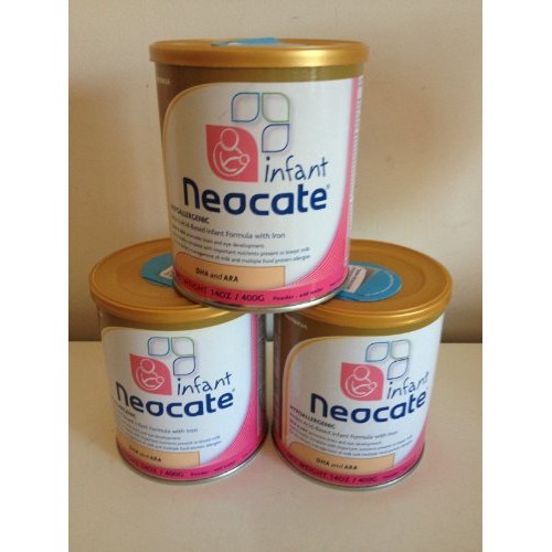 3 New Cans Neocate Infant Formula with DHA ARA