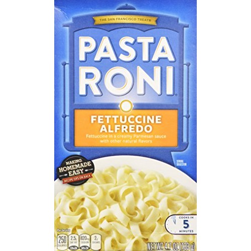 Pasta Roni, Fettuccine Alfredo, 4.7oz Box Pack of 6