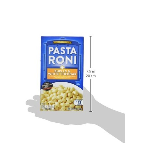 Pasta Roni, Shells & White Cheddar Cheese, 6.2oz Box ...