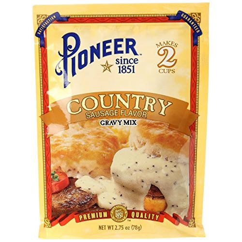 Pioneer Brand Country Gravy Mix, Sausage, 2.75 oz