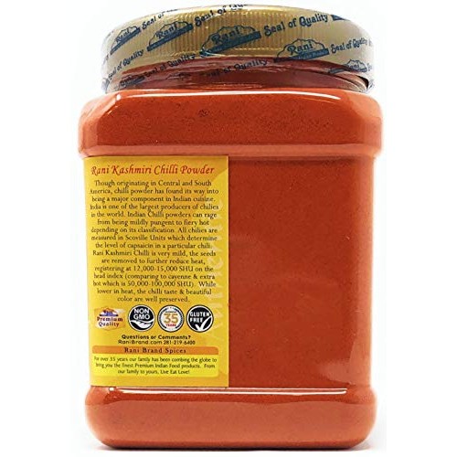 Rani Kashmiri Chilli Powder (Deggi Mirch, Low Heat) Ground ...