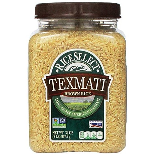 Rice Select Texmati Brown Rice In Jar, 36-Ounce