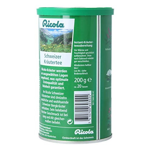 Ricola Instant Herbal Tea, 200g can