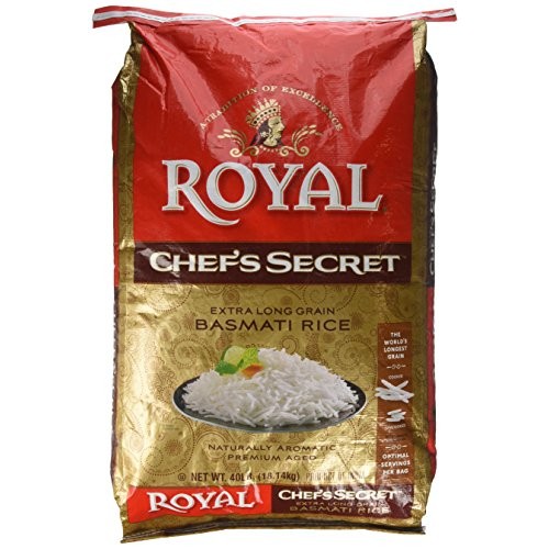 Royal Chef's Secret Extra Long Grain Basmati Rice, 40 ...