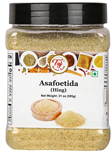 TAJ Hing Asafetida Asafoetida Garlic Substitute | GMO-Free ...
