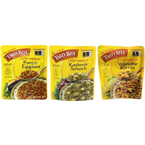 Tasty Bite Heat & Eat Indian Cuisine Side Dish 3 Flavor ...