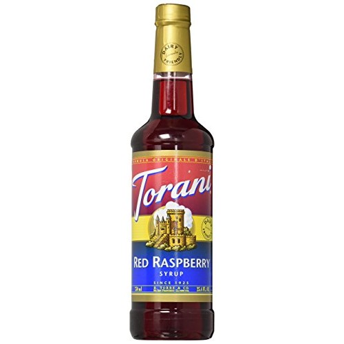 Torani Red Raspberry Syrup, Dairy Friendly 750mL