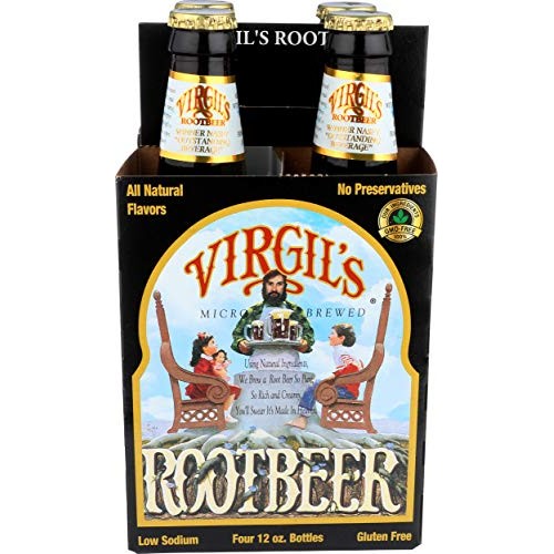 Virgil's Soda Root Beer 12 oz Bottle -- 4 Pack