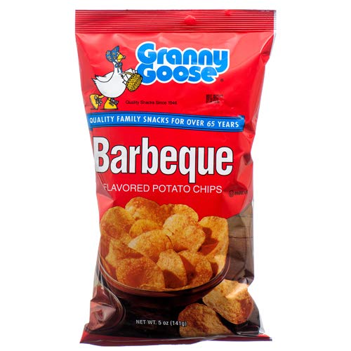 Granny Goose Potato Chips Bbq 5 Oz Wholesale, (12 - Pack)