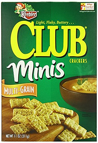 Keebler Club Mini Crackers, Multi-Grain, 11 Ounce (Pack of ...