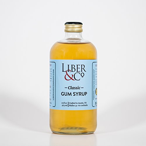 Liber & Co. Simple Syrup, Classic Gum Syrup (17 oz) Made ...