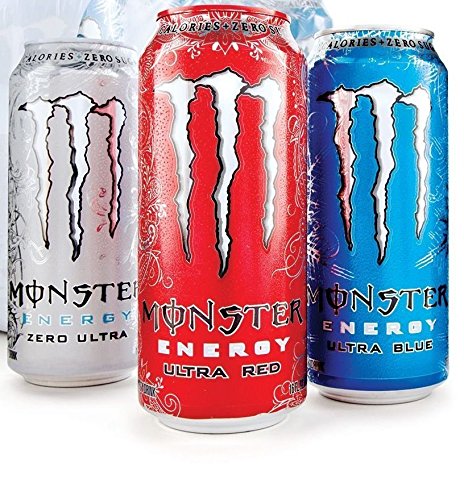 Red Monster Energy Drink