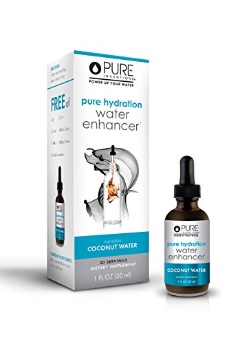 Pure Hydration Coconut Water Drops, 30 Servings, 1oz (Packaging ...