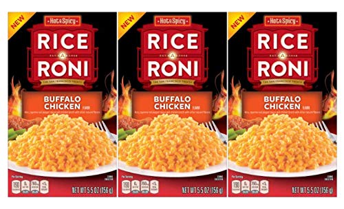 Rice-A-Roni Buffalo Chicken Hot & Spicy, 3 Pack Bundle