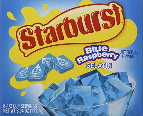 Starburst Gelatin – Blue Raspberry, 12Count