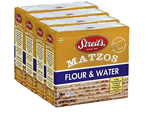 Streits Matzo Flour & Water, Unleavened Bread, Matzo ...